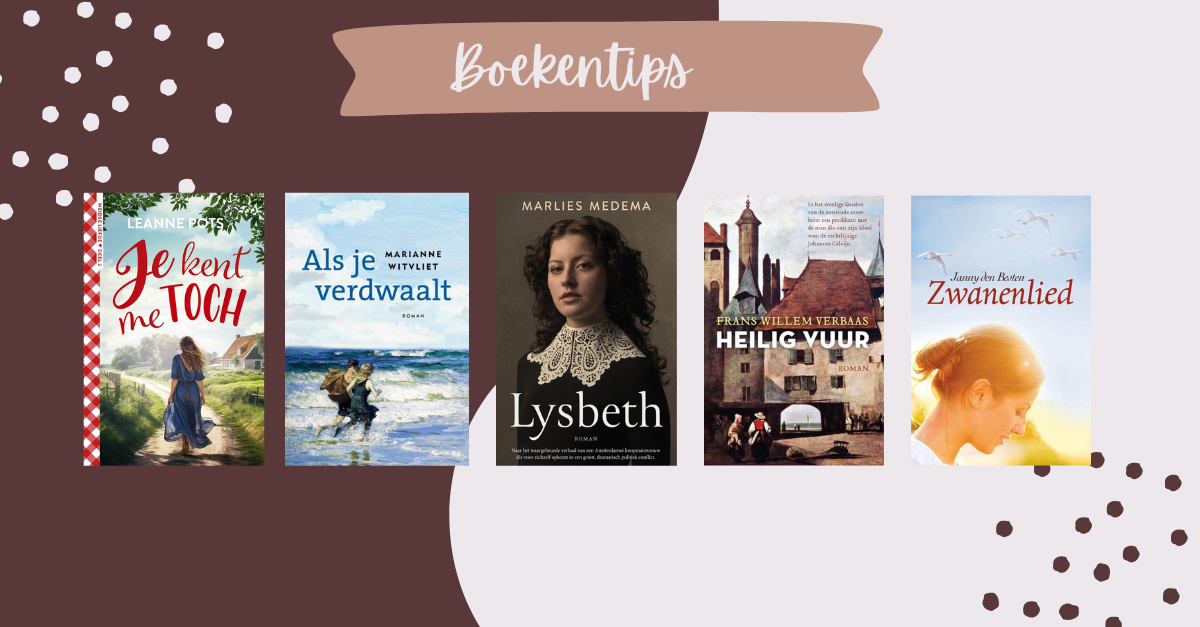 Boekentip #33 Vijf boeken van eigen bodem